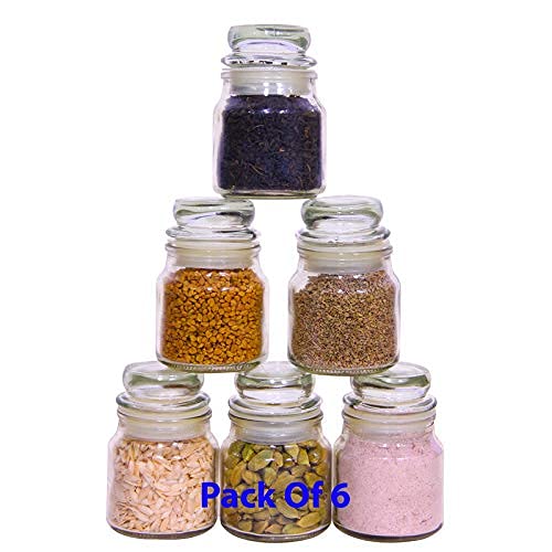 Buy LUCID...We Build Relations Hexagon Glass Jar And Container With ...