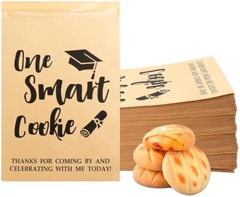 Amazon.com: Kolldenn 150 Pcs 5 x 7.1 Inches Graduation Candy Cookie ...