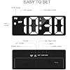 Amazon.com: OQIMAX Digital Clock, Alarm Clocks with 6.5' Large Display ...