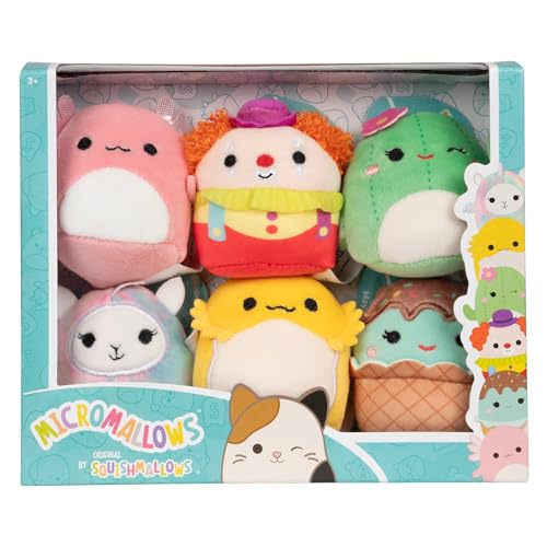 Snapklik.com : Squishmallows Original Micromallows 6-Pack Archie Axolotl
