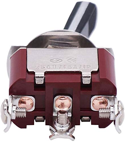 Snapklik.com : Twidec/Heavy Duty Rocker Toggle Switch 16A 250V SPDT 2 ...