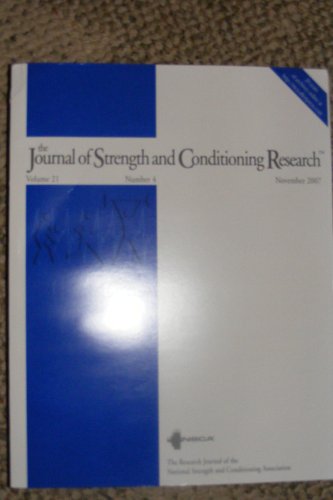The Journal of Strength and Conditioning Research November 2007 (The ...