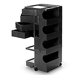 ・ブランド:B-LINE・ボビーワゴンは、キャスター付きの本体を回転させることで側面4面すべてを効率的に使える、デザイン性と機能性に優れた収納家具です。・180°回転するトレイや、ボトル類の保管に適した奥行きのあるポケットなど、機能性に富ん...