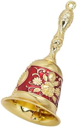 Elegant Metal Carved Dinner Bell - Loud Service Bell for Weddings ...
