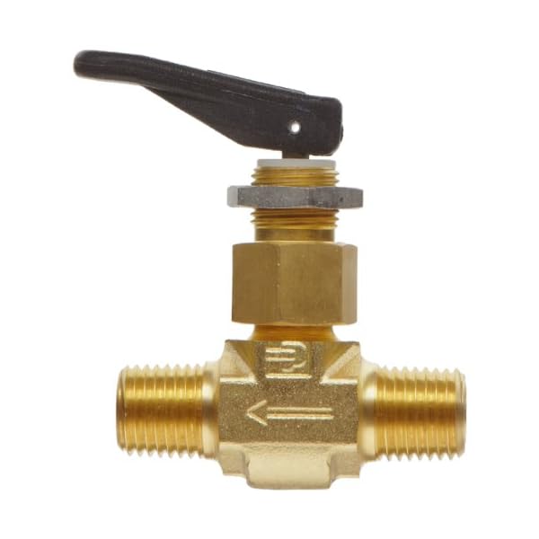 Parker VQ Series Brass Toggle Valve, Inline, Toggle Handle, PTFE Stem ...