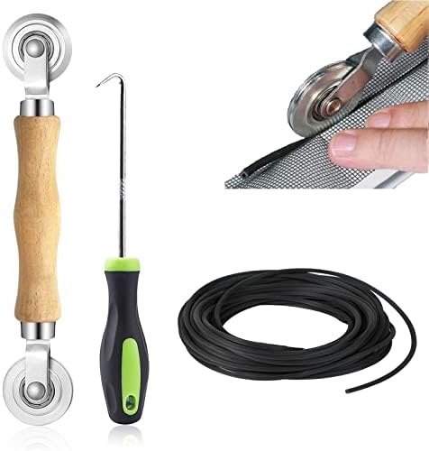 Screen Repair Kit, 3 in 1 Screen Tool, Screen Roller Tool, Window ...