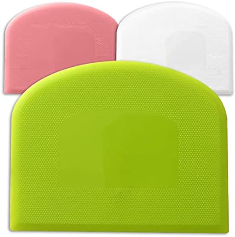 Dough Scrapers, 2Pcs Cake Scraper Buttercream Smoother Icing Smoother ...