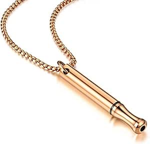LAMKHOO 2Pcs Breathing Necklace for Anxiety Relief Breathlink Stop ...