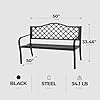 Amazon.com: Four Seasons Courtyard Outdoor Park Bench Backyard Garden ...