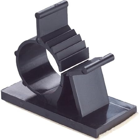 Amazon.com: 25 Pcs Black Adhesive Backed Nylon Wire Adjustable Cable ...