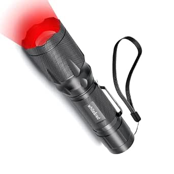 METII Upgraded Red Flashlight, White & Red(2) Light Options, Memory ...