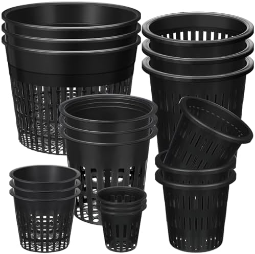 Amazon.com: Net Pots 6 inch, Round Heavy Duty, 1 Dozen : Patio, Lawn ...