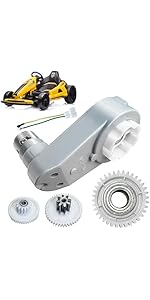 Amazon.com: JRRXM ﻿2PCS High Speed 24V RS555 35000RPM Fast Steel Gears ...