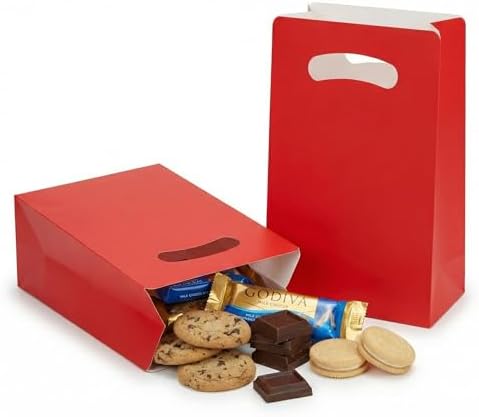 Amazon.com: UnicoPak 16 Pack Red Party Favor Bags - 6×3×9” Premium ...