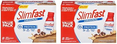 Amazon.com: SlimFast Original Cappuccino Delight Shake – Ready to Drink ...