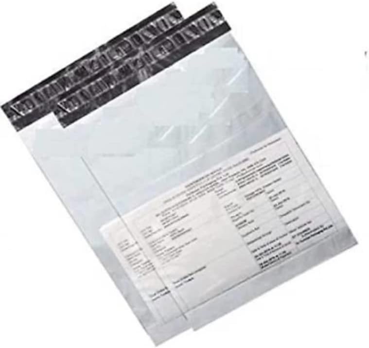 Elegance pack of 50 Economy 60 Microns 12x14 (12 x 14 inches) with ...