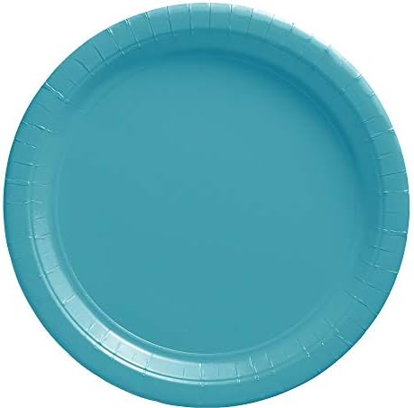 Amazon.com: Caribbean Round Paper Plates - 8.5" (50 Pc) - Sturdy & Eco ...
