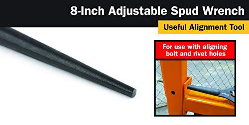 Titan 209 8-Inch Adjustable Construction Spud Wrench – BigaMart