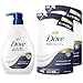 Amazon | Dove(ダヴ) ボディソープ プレミアム モイスチャーケア (ボディウォッシュ) 本体+詰め替え用 470g+330g×2個 | Dove | ボディソープ 通販