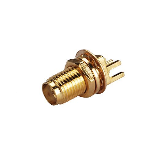 Amazon.com: 5pcs Rf Wire Terminal Copper Alloy Connector SMA End Launch ...
