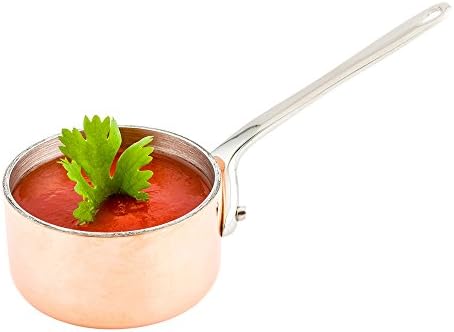 Amazon.com: Restaurantware-2 Ounce Mini Sauce Pan, 1 Copper Sauce Pan ...