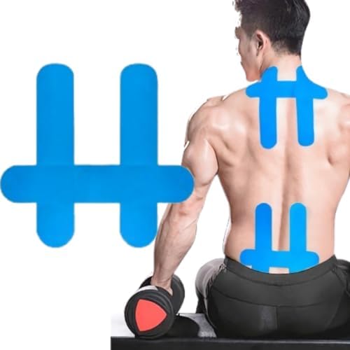 Amazon.com: IEADEN Pre-Cut Kinesiology Tape for Back & Neck, 10 Pcs ...