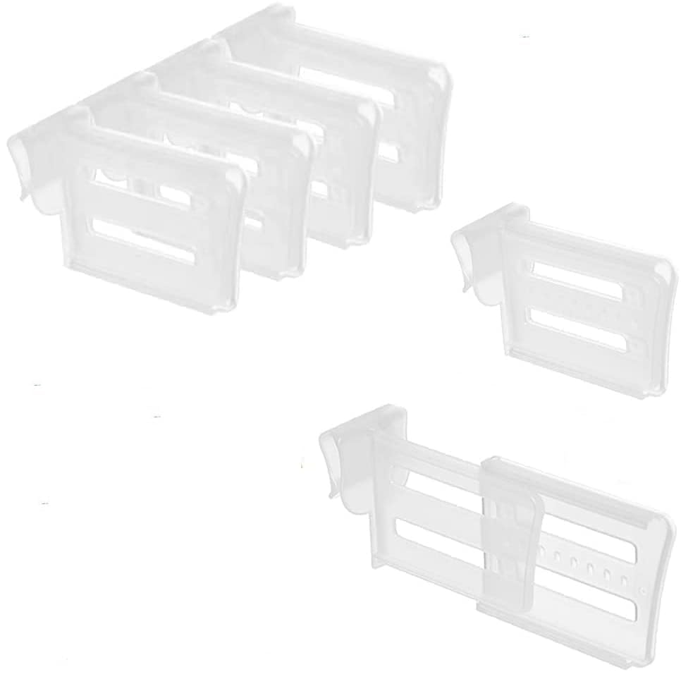 Prachit Refrigerator Internal Drawer Shelf Divider Clip Expandable ...