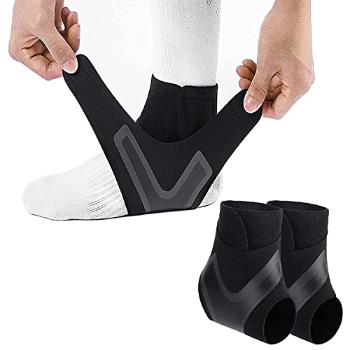 Chevillère de compression réglable en néoprène respirant pour tendinite ...