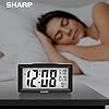 Amazon.com: SHARP Alarm Clock with Indoor Temperature, Nightlight ...
