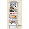 Amazon.com: Simple Houseware 4 Clear Window Pocket Over Door Storage ...