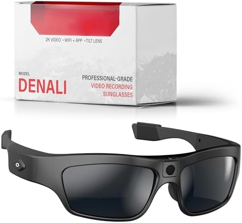Amazon.com : iVue Denali 2K/1080P HD Camera Glasses POV Video Recording ...