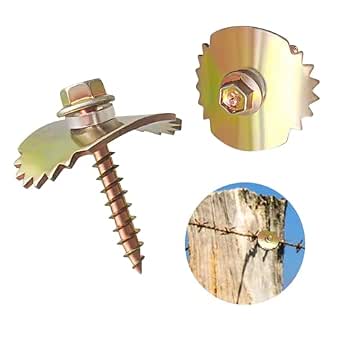 Amazon.com: UVKDEENK 100 Pcs Wire Fence Staples, Reusable Fencing ...