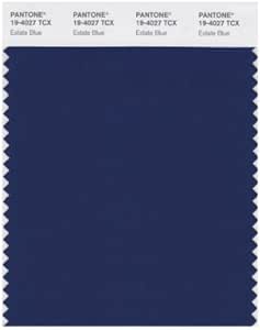 PANTONE SMART 19-4027X Color Swatch Card, Estate Blue Color: Estate ...