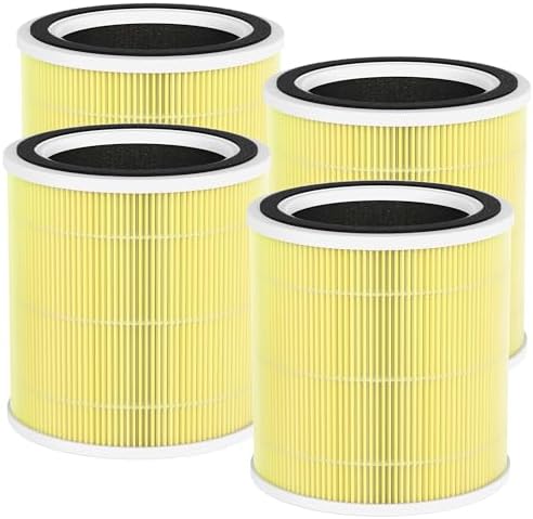 Amazon.com: FCFMY 4 Packs AC400 True HEPA Replacement Filter Compatible ...