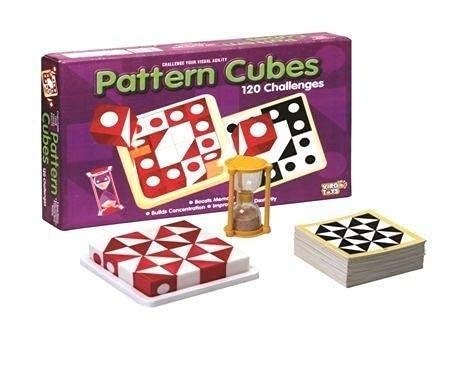 Buy Variety Palace Pattern Cube Board Game 120 Challenges for 3 Year ...