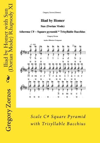 Iliad by Homer with Sun (Dorian Mode) Rhapsody XI: Scale C# Square ...