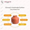 VISMAY'S Handmade Earthenware Water Pot 12 Liter Capacity Mitti Ka ...