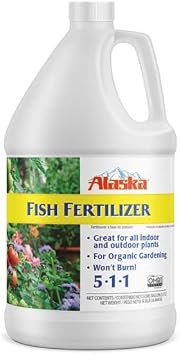 Amazon.com : Alaska Fish Emulsion Fertilizer All Purpose 5-1-1 1 gal ...
