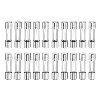 QUARKZMAN 20pcs Fusibles 3A 250 Volt Fusible Rapide En Verre F3AL250V ...
