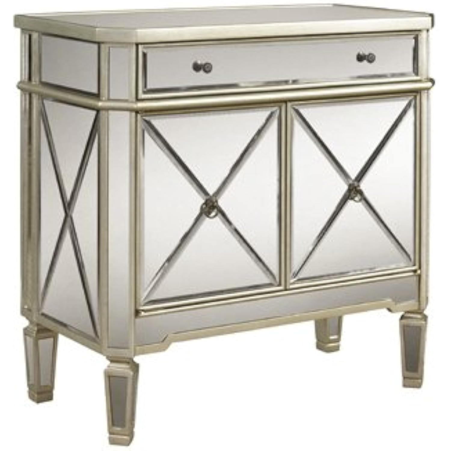 Amazon.com: Mirrored Mirror Furniture Dresser Buffet Cabinet Chest ...