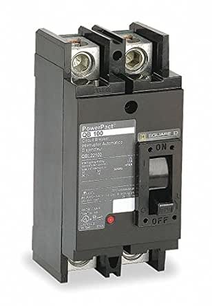 Square D Circuit Breaker, 125 Amps, Number of Poles: 2, 240VAC AC ...