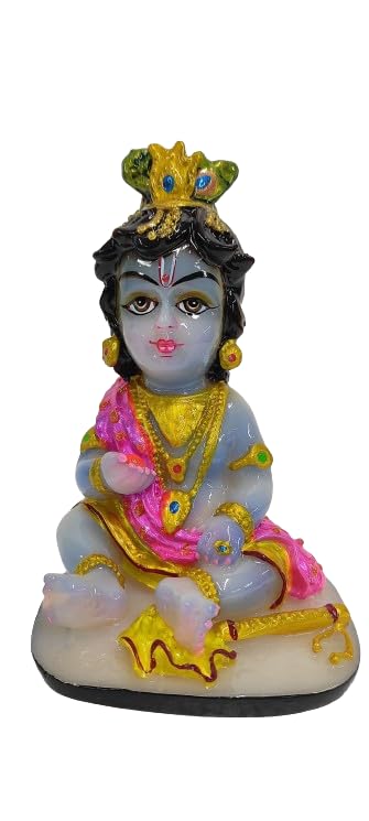 Buy Bal Gopal Baby Krishana (Krishna, Kanha) Laddu Gopal Art Murti ...