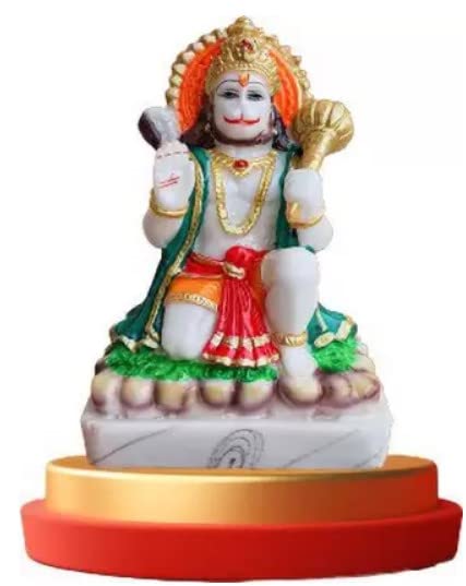 Buy Sidh Hanuman Ji Statue Murti Marble Finish , Hanuman Idol , Ram ...