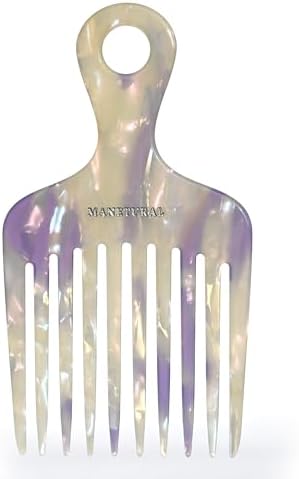 Amazon.com : Plai Na Natural Wood Comb Big Wide Tooth Wooden Afro Pick ...