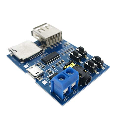 Amazon.com: TF Card U Disk MP3 Format decoder Board Module Amplifier ...