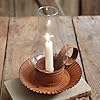 Amazon.com: Colonial Tin Works Rustic Chamberstick Candle Holder with ...