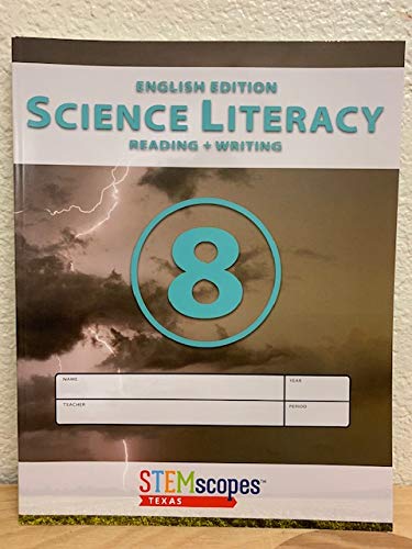 Science Literacy: Reading and Writing, Grade 8 (STEMscopes Texas ...
