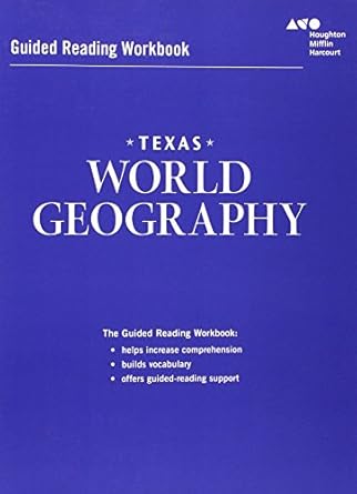 Geography: Guided Reading Workbook: HOUGHTON MIFFLIN HARCOURT ...
