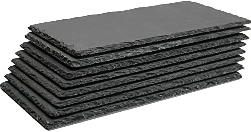 Amazon.com: Hoolerry 15 Pcs Slate Charcuterie Boards Bulk, 8" x 4" Mini ...