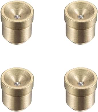 Amazon.com: TopHomer 4PCS Φ3 Brass Push Button Flange Grease Oil Cup ...